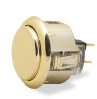 China Snap In 2 Pin Sanwa Metallic Buttons BOSF 30 BOSF24 For Arcade Game for sale