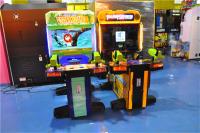 China 2 Players Kids Shooting Arcade Machine Coin Operated With 32 Inches Led for sale