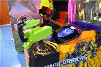 China Gun Games Shooting Arcade Machine 2P Transformer Style With 32 Inches Display for sale