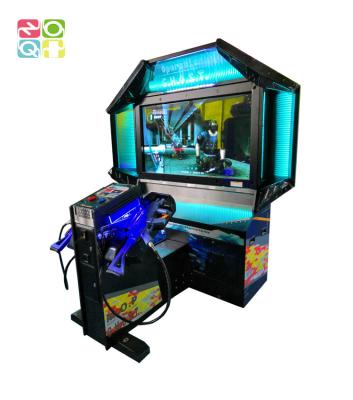 China Amusement Simulating Shooting Arcade Machine Coin Operated With 55 Inch LCD for sale