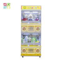China 4 Players Crane Arcade Game Grab Gift Mini Claw Machine For 3-4 Inches Plush Toys for sale