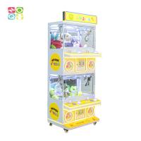 China 4 Players Crane Arcade Game Grab Gift Mini Claw Machine For 3-4 Inches Plush Toys for sale