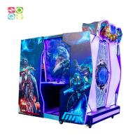 China Self Developed 3d Shooting Arcade Game Machine 2 Players 4d Aliens Swarm Shooting Game for sale