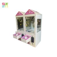 China 32cm Width Mini Claw Machine 1 Palyer Coin Operated Desktop Crane Machine for sale