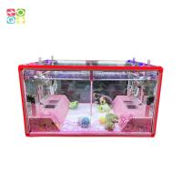 China Commercial Flat 4 Players Custom Claw Crane Machine For 6 Inches Plush Toys for sale