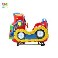 China Engineering Car Theme Amsuement Kiddie Ride 1 Seat Rocking Car With Children Racing Game for sale