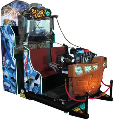 China Unis 2P Sailor 'S Quest VR Interactive Video Game Machine 9d Vr Theater for sale
