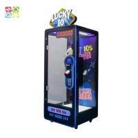China Metal Cabinet Prize Arcade Machine Lucky 10 Timing Challenge Hit Button for sale