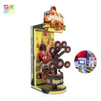 China OEM Super Boxer Kung Fu Boxing Arcade Game Machine With Ticket Outlet for sale