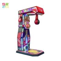 China Arcade Game Metal Cabinet One Punch Electronic Boxing Machine With Ticket Reward for sale