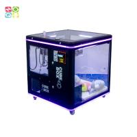 China Plat Shape Claw Crane Machine Cube Box Custom Prize Game Arcade Doll Machine for sale