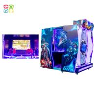 China 4D Aliens Swarm Shooting Arcade Game 2 Player Big Shooting Simulating Machine for sale