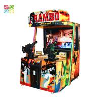 China FEC Coin Operated Rambo 2 Player Shooting Game Arcade Machine With 55 Inch LCD for sale