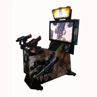 China 42'' LCD Erminator Salvation Shooting Gun Game Machine Exciting Arcade Video Gun Shooting Games for sale