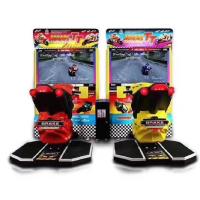 China 42 Inch Display Classic Moto Bike Racing Game MANX TT Motor Racing Game for sale