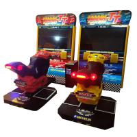 China 42 Inch Display Classic Moto Bike Racing Game MANX TT Motor Racing Game for sale