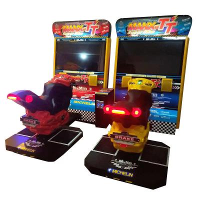 China 42 Inch Display Classic Moto Bike Racing Game MANX TT Motor Racing Game for sale