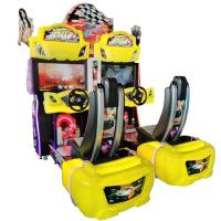 China Double Outrun Car Racing Game Machine 2 Players Racing Video Arcade Simulator Games With Cabinet for sale