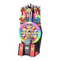 China Magicians Wheel Lottery Redemption Game Machine Rotating Wheel Coin Operated Ticket Redemption for sale