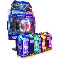 China Coin Operated Galaxy Rangers 4PL Shooting Arcade Machine for sale