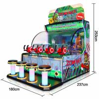 China 700W Ticket Redemption Game Machine Coin Op Zombie Splash - 4 Players Ball Shooting Game Arcade Machine for sale
