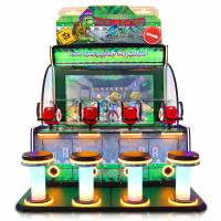 China 700W Ticket Redemption Game Machine Coin Op Zombie Splash - 4 Players Ball Shooting Game Arcade Machine for sale