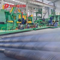 China 210KW Efficient Spiral Weld Pipe Mill Spiral Steel Tube Mill Manufacturers for sale