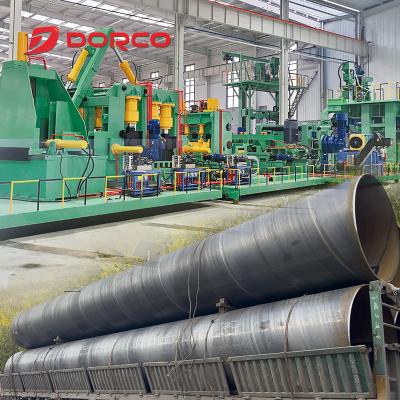 China Large Scale Welded Pipe Mill Nondestructive Testing Spiral Pipe Mill for sale