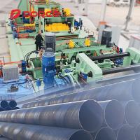 China Industrial Pipeline Multi Specification Spiral Weld Pipe Mill X-ray Detection Molding Stability for sale