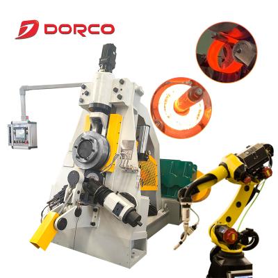 China Fully Automatic Vertical Ring Rolling Machine with Dual Robot Mobile Platform for High Efficiency and Precision for sale