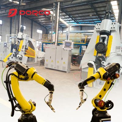 China Non-standard Customized Ring Rolling Machine for 5KG-10KG Forged Rings with 240 pieces/hour Output and KUKA210 Robot for sale