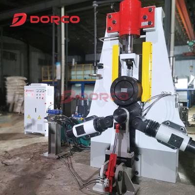 China Cost-Effective CNC Vertical Ring Rolling Machine with CNC Hydraulic Control and One Round Rolling Forming for sale
