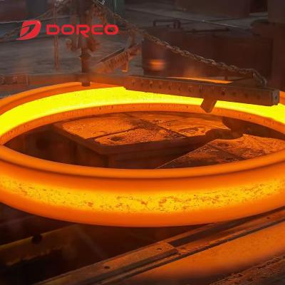 China Large Seamless Ring Horizontal Ring Rolling Machine with 8000 KN Radial Rolling Force and Multi Functional Multi Station Rolling for sale