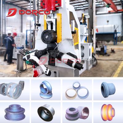 China D51K Series CNC Vertical Ring Rolling Machine with One-time Rolling Forming, Robotic Arm Compatible, and 160-1300mm Outer Diameter for sale