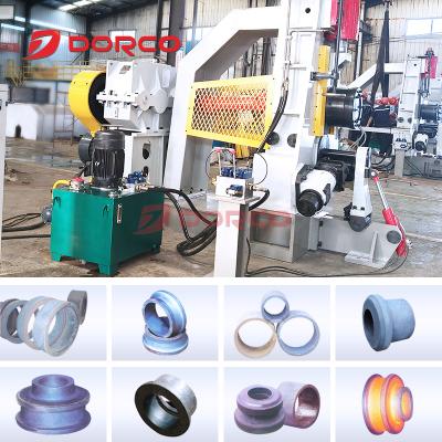 China CNC Vertical Ring Rolling Machine with Robotic Arm Compatible for Unmanned Operation and One-Time Rolling Forming for sale