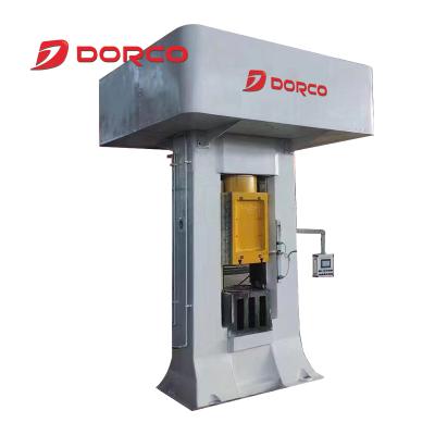 China Direct drive electric screw press with 75kW motor power, no transmission energy loss, and pneumatic top material for forging applications for sale