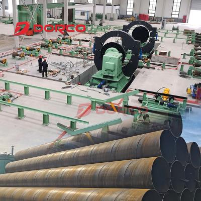 China High Material Utilization Rate Spiral Weld Pipe Mill with φ508-φ2020 Specification and 30 Ton Coil Capacity for sale