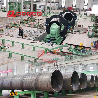China φ508-φ3000mm Spiral Weld Pipe Mill with 30 Ton Coil Capacity and Advanced Technology for sale
