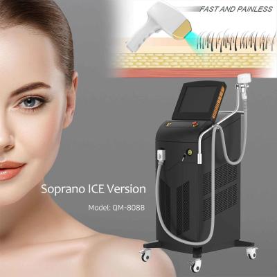 China CE FDA Approved Titanium 1200W 1600W  Tripe Waves 755 808 1064nm diode Laser Hair Removal Ice Diode Laser Device for sale