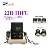 China QM Multi Functional Portable 22D Machine Skin Tightening Machine 2 In 1 Liposonic Machine 2 Handles 11D 12D 13D 18D 22D HIFU for sale