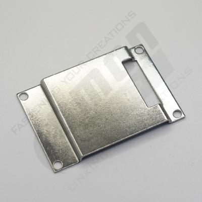China Stamping parts produced from spcc u shaped substrate protective plate with bright chrome plating designed for industrial(OM.SM.CS.0151) for sale