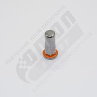 China Flat Round Head Internal External Half Hexagon Blind Rivet Nut Zinc Nickel Alloy Plated Fasteners with 360 Degree T71 Sealant Coated Underside(OM.NT.CS.1346) for sale