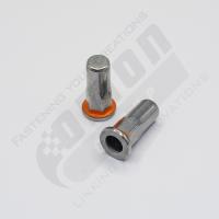 China Flat Round Head Internal External Half Hexagon Blind Rivet Nut Zinc Nickel Alloy Plated Fasteners with 360 Degree T71 Sealant Coated Underside(OM.NT.CS.1346) for sale