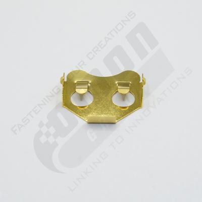 China stamping parts battery contact components 2109 x 197 x 67 x 025 millimeters engineered for durability and conductivity（OM.SM.BR.0055） for sale