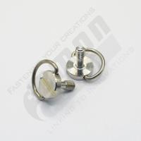 China Fasteners Screw M4x13.5 Flat Round Head Slot combined with C Ring ideal for precision engineering and equipment maintenance（OM.SC.SS.3900） for sale