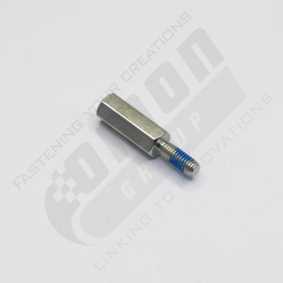 China Bolts and Studs M F Standoff H5.0XM3X13 SST Passivation with Blue Nylon Patch Providing Connection and Enhanced Durability（OM.CJ.SS.0770） for sale