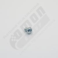 China Fasteners screw m3x4 pan head t10 zinc plating suitable for assembly lines maintenance and repair operations in factories(OM.SC.CS.9410) for sale