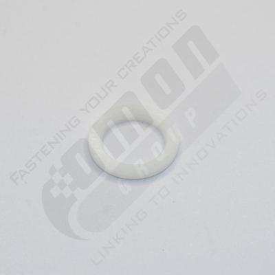 China POM material flat washer fasteners featuring 10.5ID 15 outer diameter and 1.6MM thickness engineered for fastening performance(OM.WS.SG.0002) for sale
