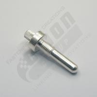 China Specialized Precise Machining Parts Straight Knurled Pin featuring Nickel Undercoat and Silver Plating composed of Tellurium Copper C14500(OM.CJ.BR.0555) for sale