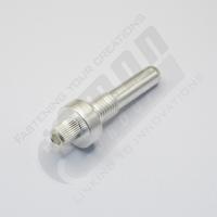 China Specialized Precise Machining Parts Straight Knurled Pin featuring Nickel Undercoat and Silver Plating composed of Tellurium Copper C14500(OM.CJ.BR.0555) for sale